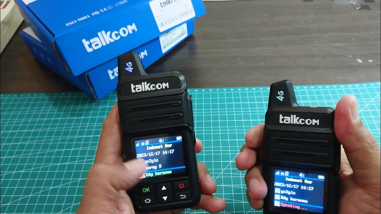 TALKCOM TC-389S POC radio - YouTube