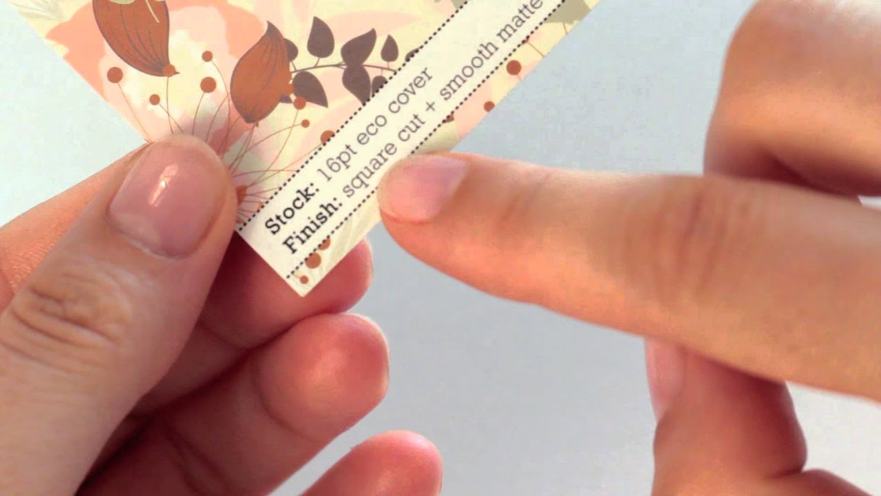 Square Business Cards 2.5 x 2.5 - YouTube