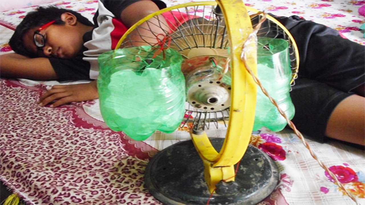 How to make Fan To Air Conditioner Easily at Home - YouTube