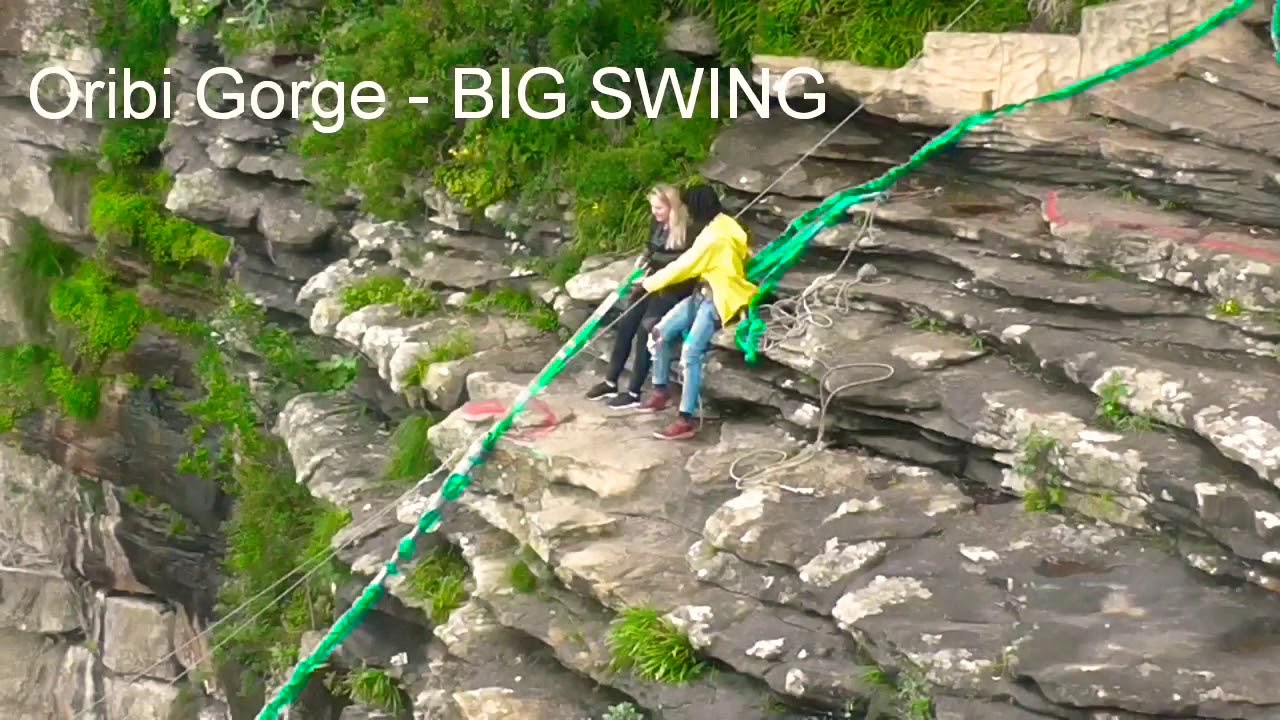 Oribi Gorge - THE BIG SWING- South Africa. Bungee Jump/ Cliff jumping ...