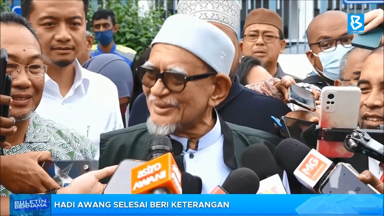 Hadi Awang selesai beri keterangan - YouTube