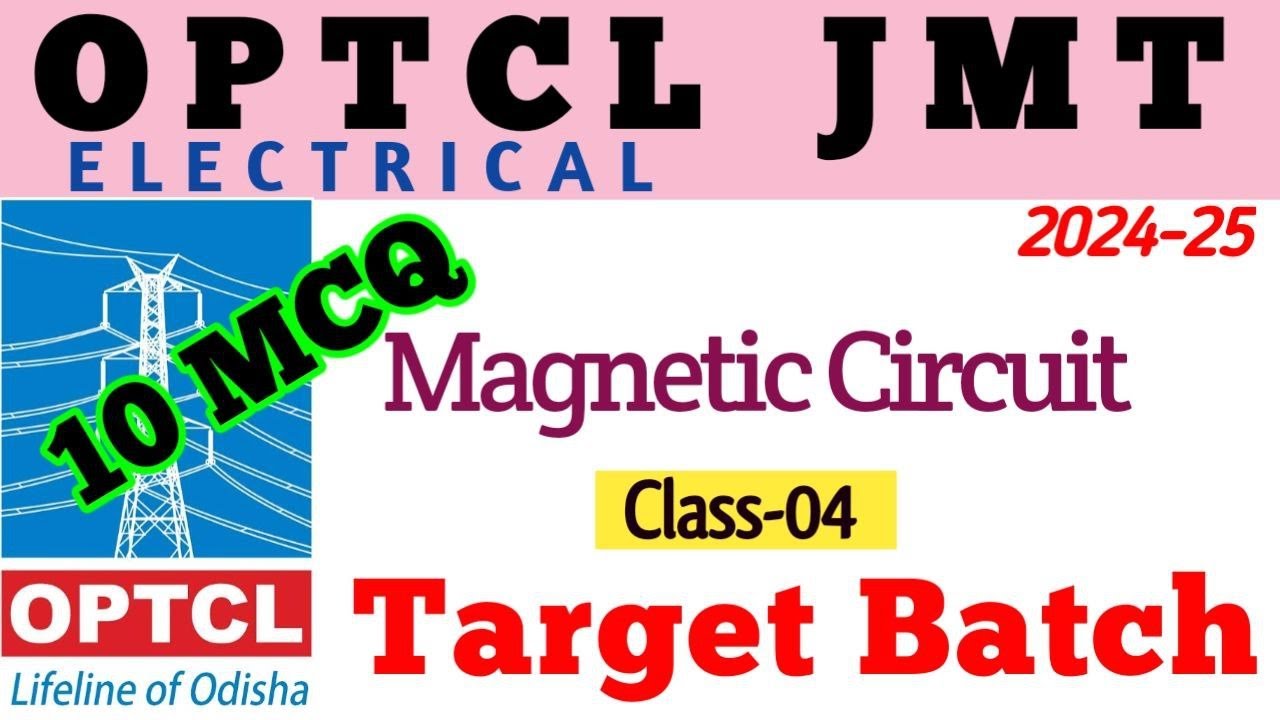 OPTCL JMT ELECTRICAL || CLASS-04 || #powerelectrix - YouTube