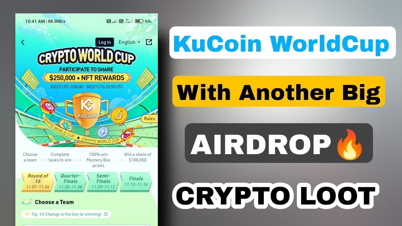 kucoin Crypto World Cup | Aptos 150000 ATP token instantly claim biggest AirDrop 🔥 - YouTube