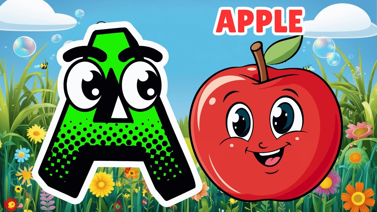 The ABC Phonic Song - Toddler Learning Video : "A is for Apple a a ...