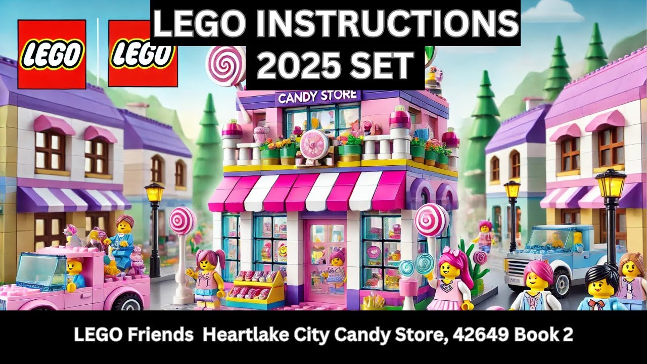 LEGO INSTRUCTIONS: Friends Heartlake City Candy Store (42649) | Sweet ...