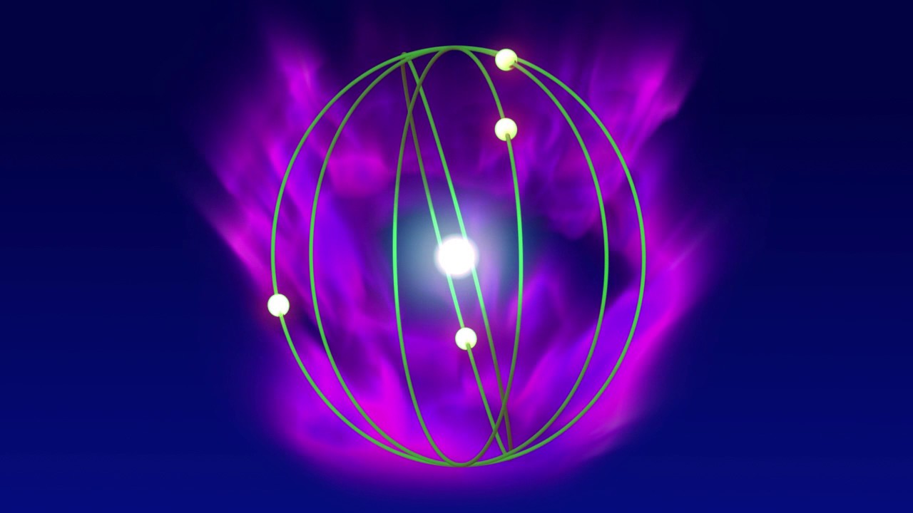 The Violet Flame Atomic Level Visualization - YouTube