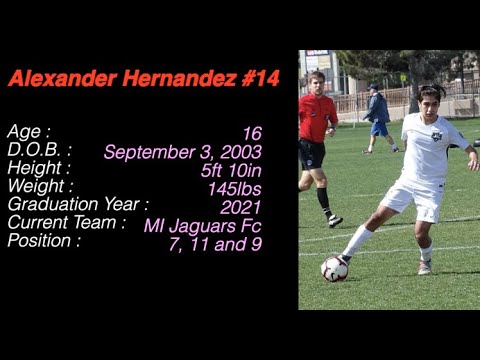 Alexander Hernandez #14 - 2019 - 2020 Highlight Video - YouTube