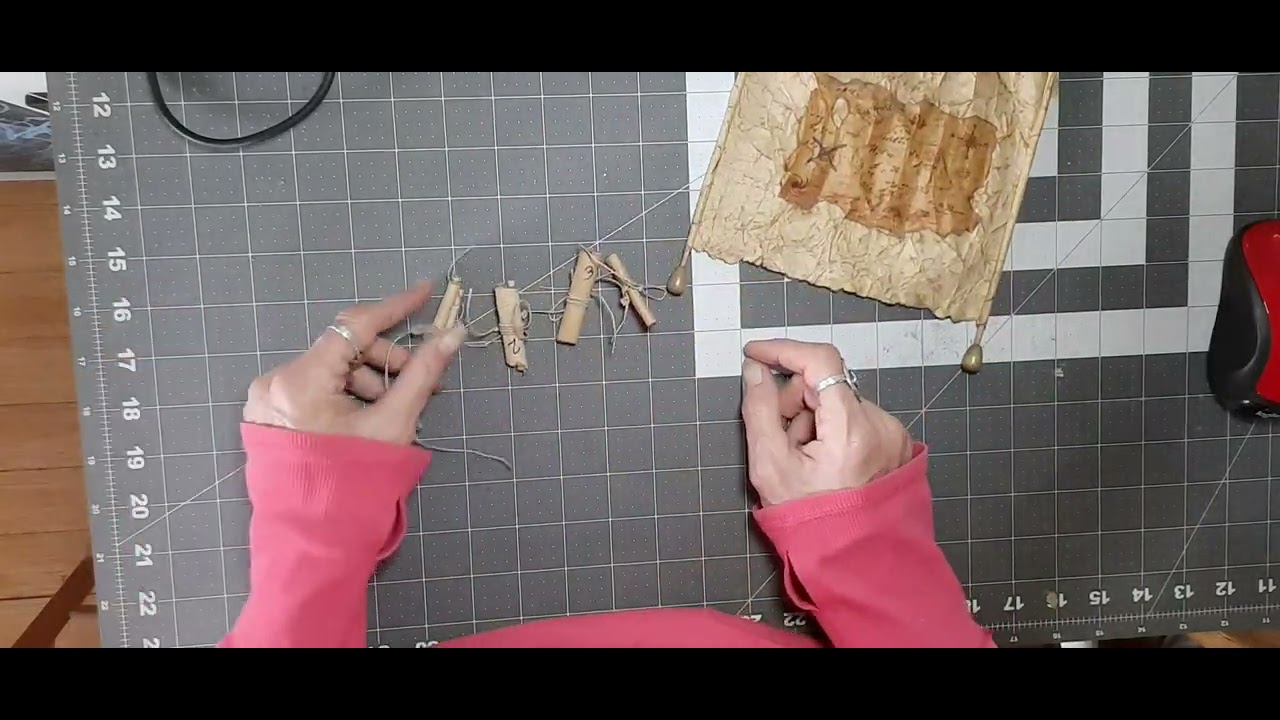 Treasure map scroll - YouTube
