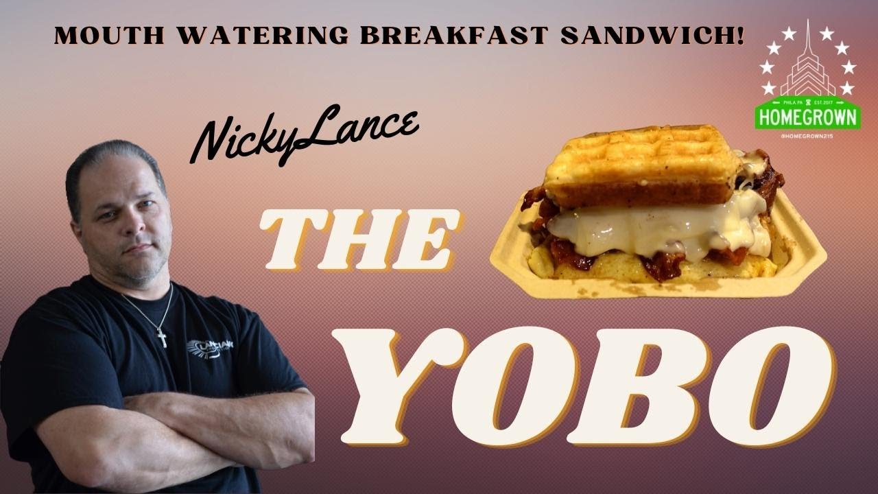 South Philly Breakfast Sandwich called THE YOBO! - YouTube