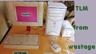 ||How to make a Computer from wastage ||TLM for Lower P... | Doovi