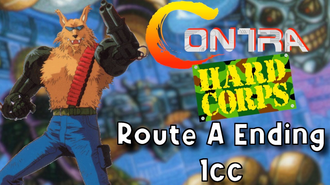 Contra Hard Corps - Brad Fang 1cc Playthrough (Route A Ending) - YouTube