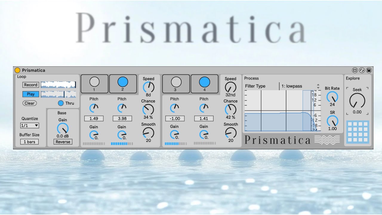 Prismatica - an audio arpeggiator meets ambient exploration device for Ableton Live - YouTube