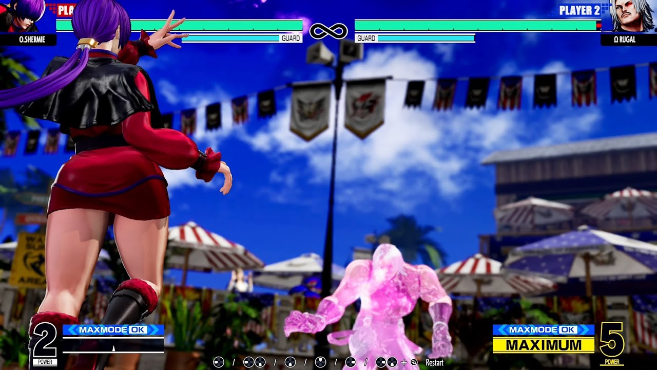 THE KING OF FIGHTERS XV Orochi Shermie Training - Command/Special/Super ...