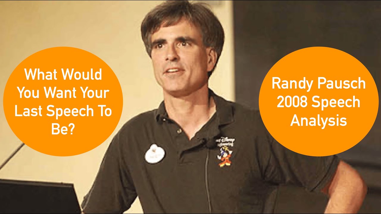 "The Last Lecture": Randy Pausch. 2008 Oprah Winfrey Network Speech Analysis - YouTube