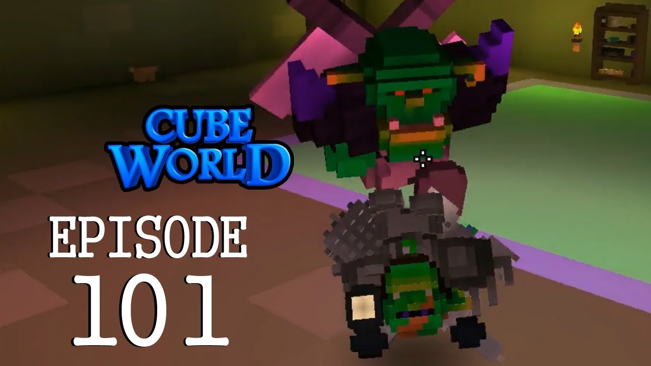 Cube World - 101 - Level One Hundred Warrior - RPG Alpha Gameplay LP - YouTube