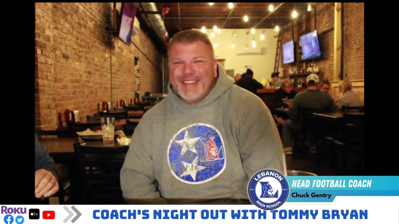 Chuck Gentry, Head Football Coach, LHS - Coach's Night Out w/Host Tommy ...