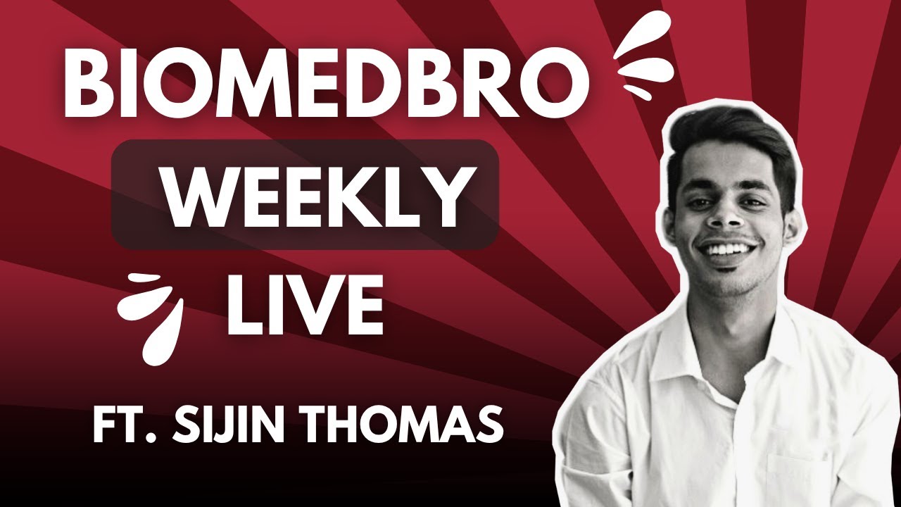 Biomed Bro Weekly Live : Biomedical Engineering, Q&A and Chill Chat ...