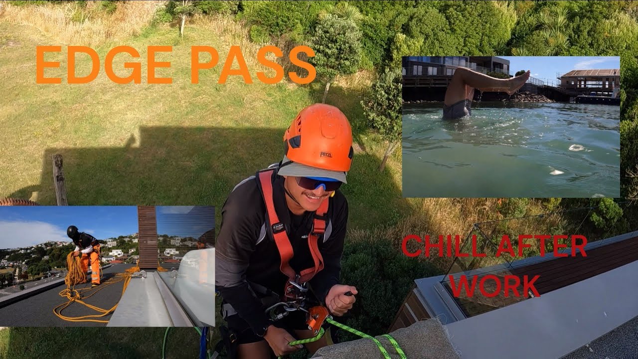 Rope access technician EDGE PASS and chill after work #irata # ...