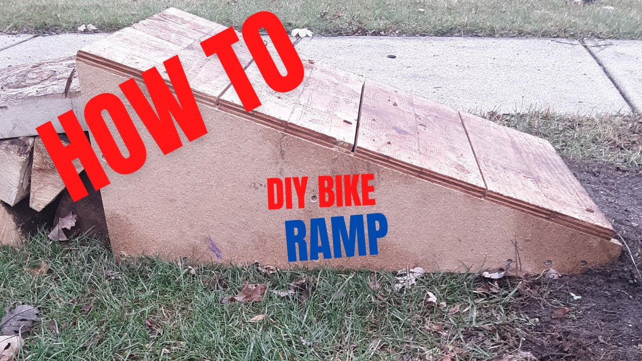 diy bike ramp - YouTube
