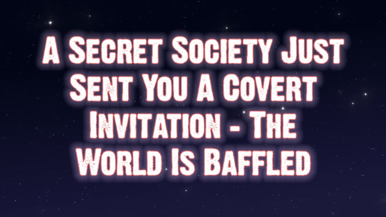 A Secret Society Just Sent You A Covert Invitation... | Angels Messages ...