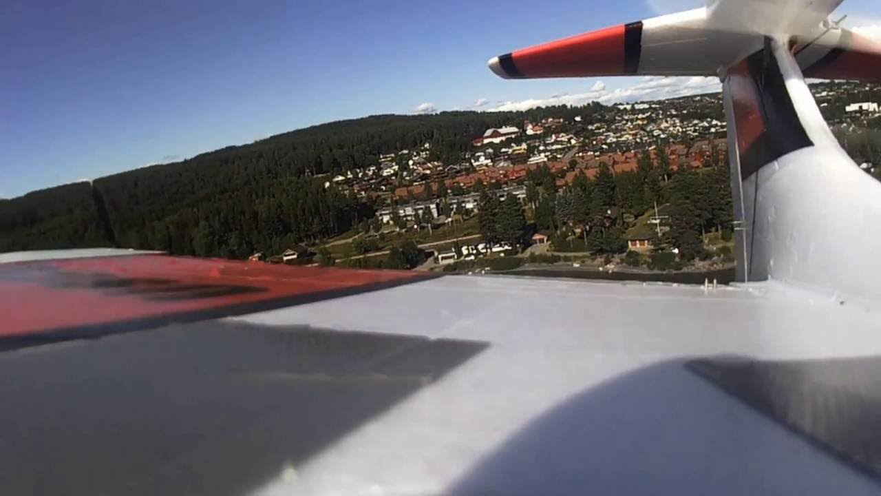Lander Polaris RC seaplane onboard - YouTube