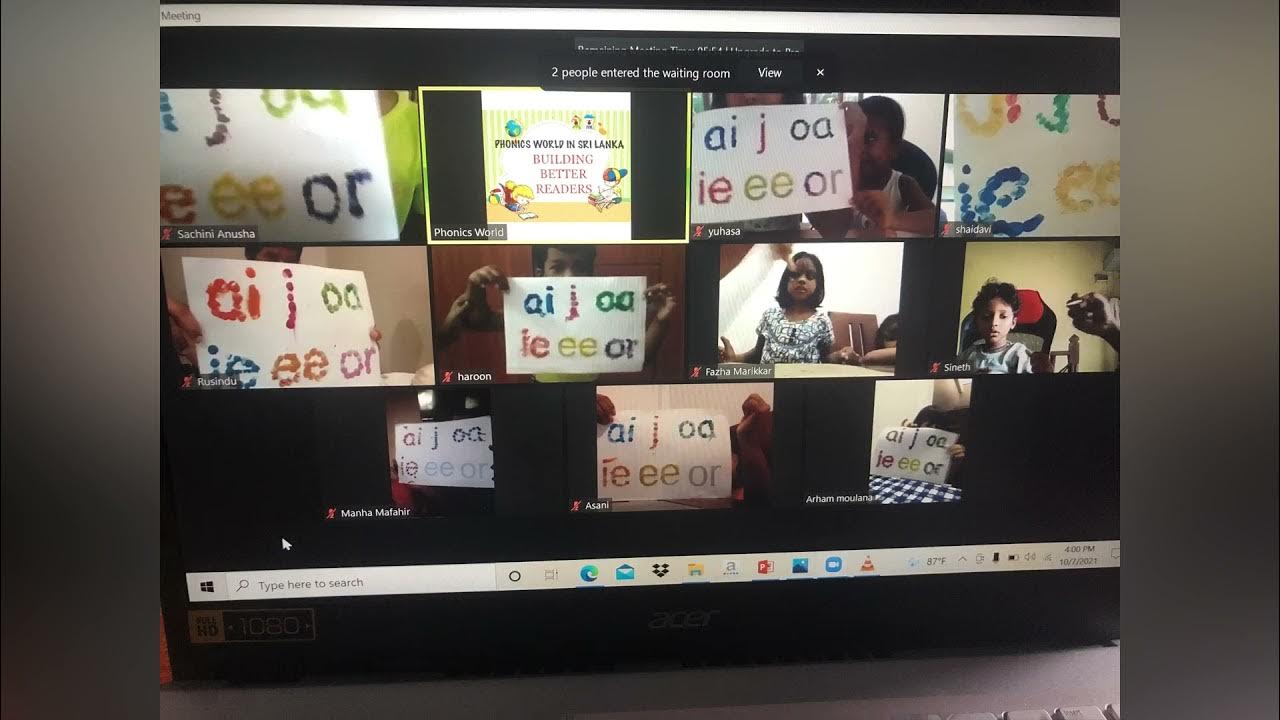 Jolly Phonics Group 4 ( ai, j, oa, ie, ee, or ) Thumbprint Craft. - YouTube