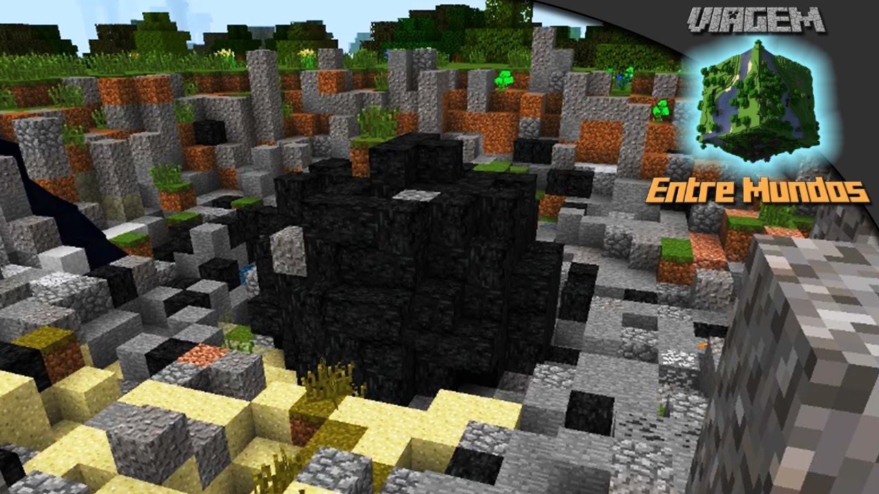 VIAGEM ENTRE MUNDOS - METEORO? - MINECRAFT #02 (Universal: Interdimensional Escape Mod) - YouTube