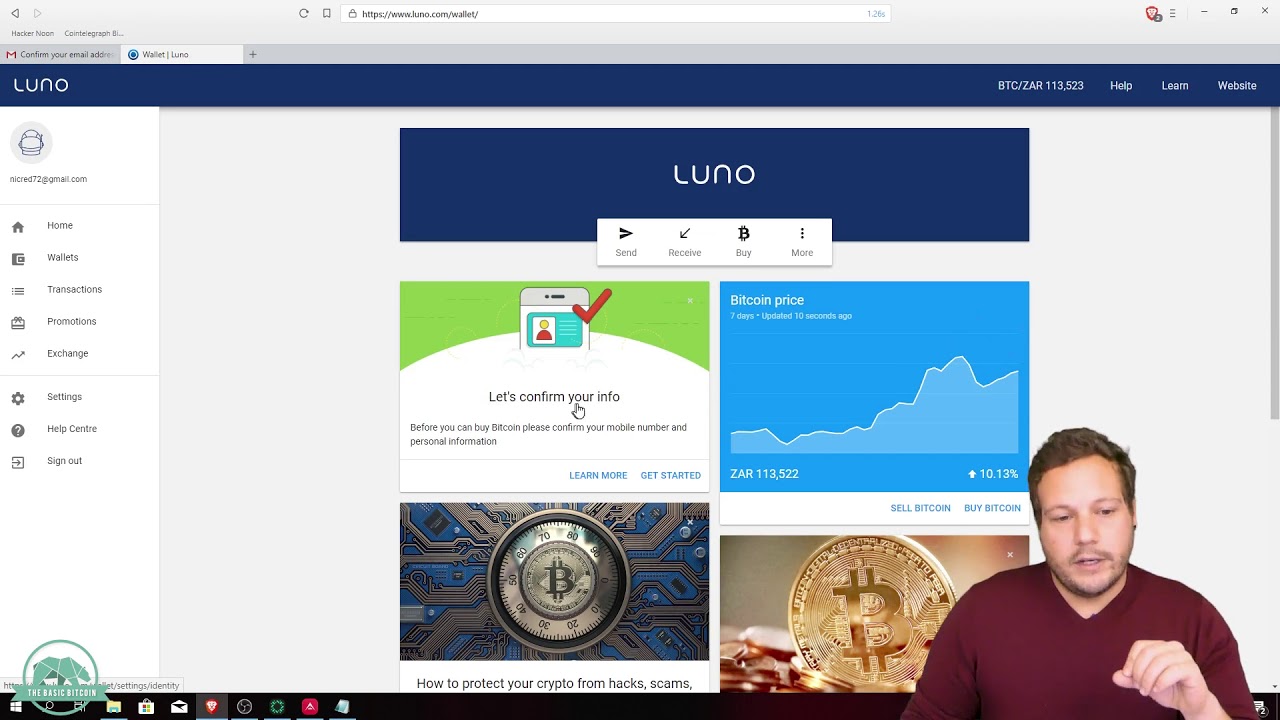 Buy Bitcoin With Luno | How To Set Up A Luno Account - YouTube