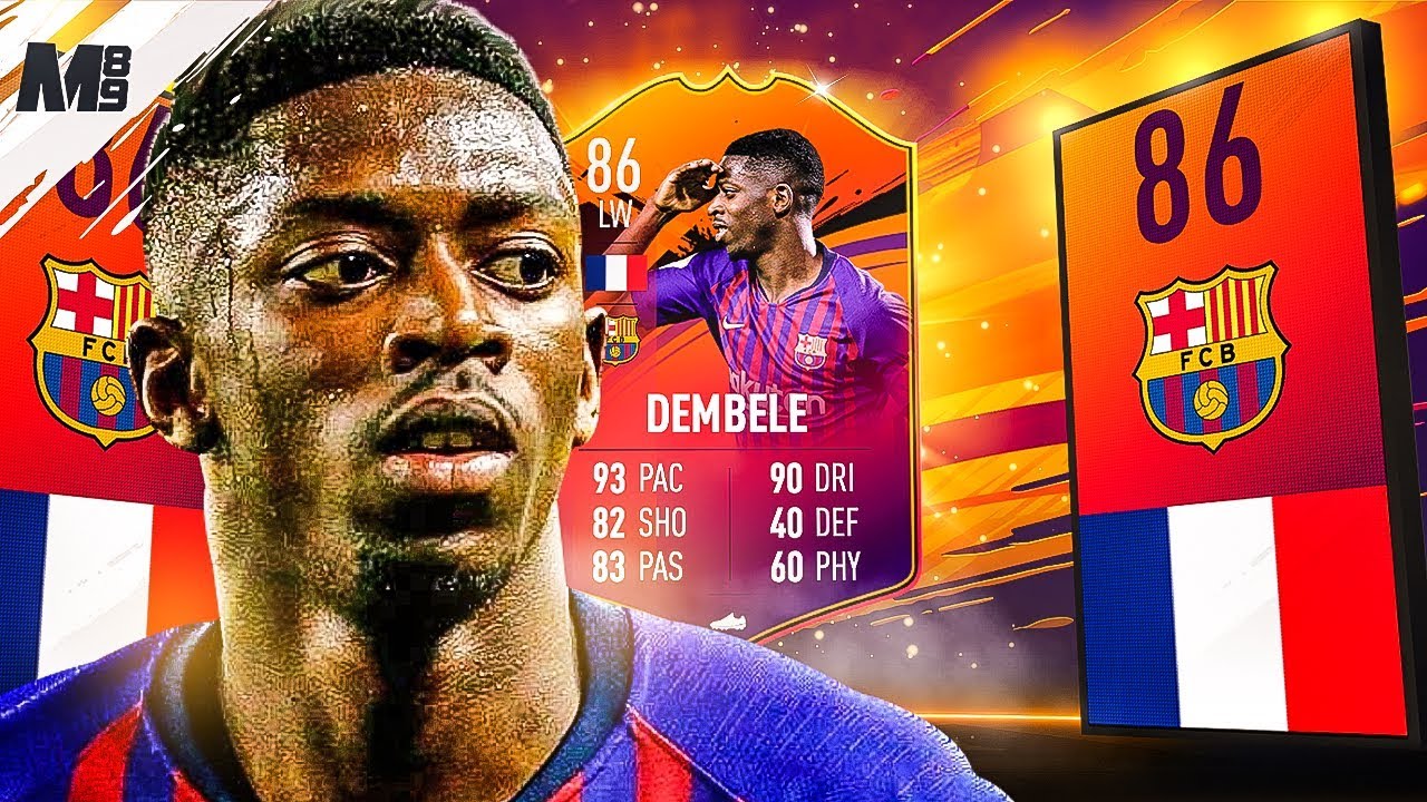 FIFA 19 HEADLINERS DEMBELE REVIEW | 86 HEADLINERS DEMBELE PLAYER REVIEW ...