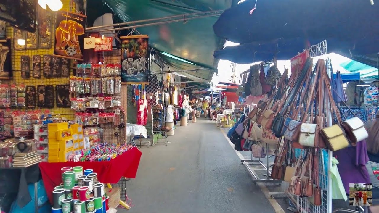 🇹🇭4K｜Chatuchak walk ~ from the clock tower to the Kamphaeng Phet ...