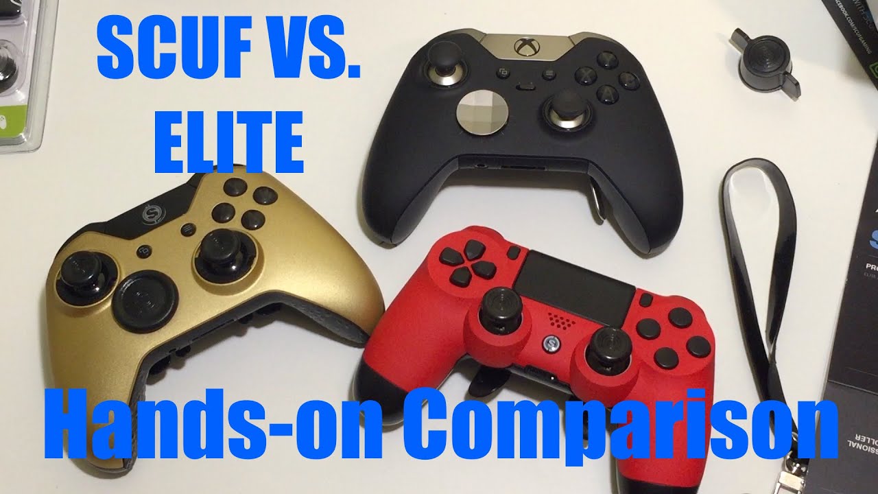 SCUF Gaming vs. Xbox One Elite - First Impressions - YouTube