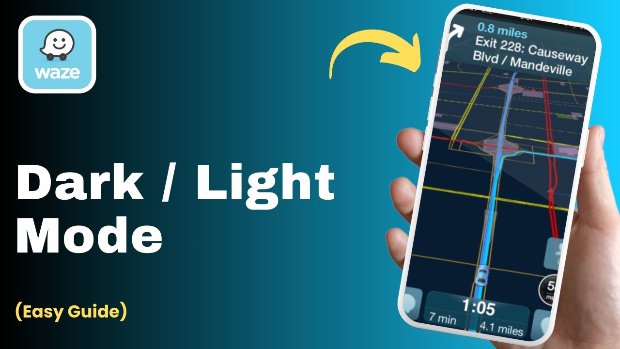 How To Switch Between Night/Day Mode In Waze ! - YouTube