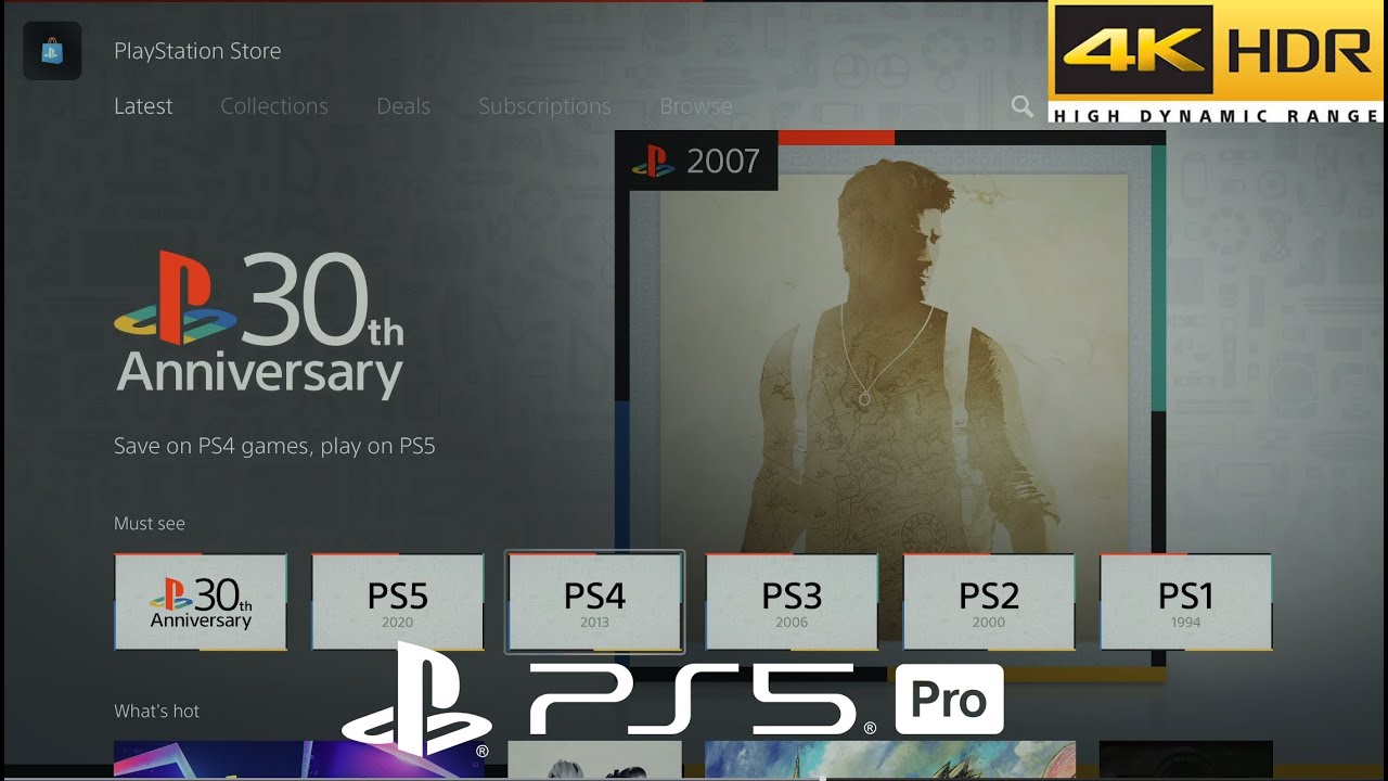 PS5 Pro Feature Update Playstaion 30th Anniversary - PS1 Start-Up ...