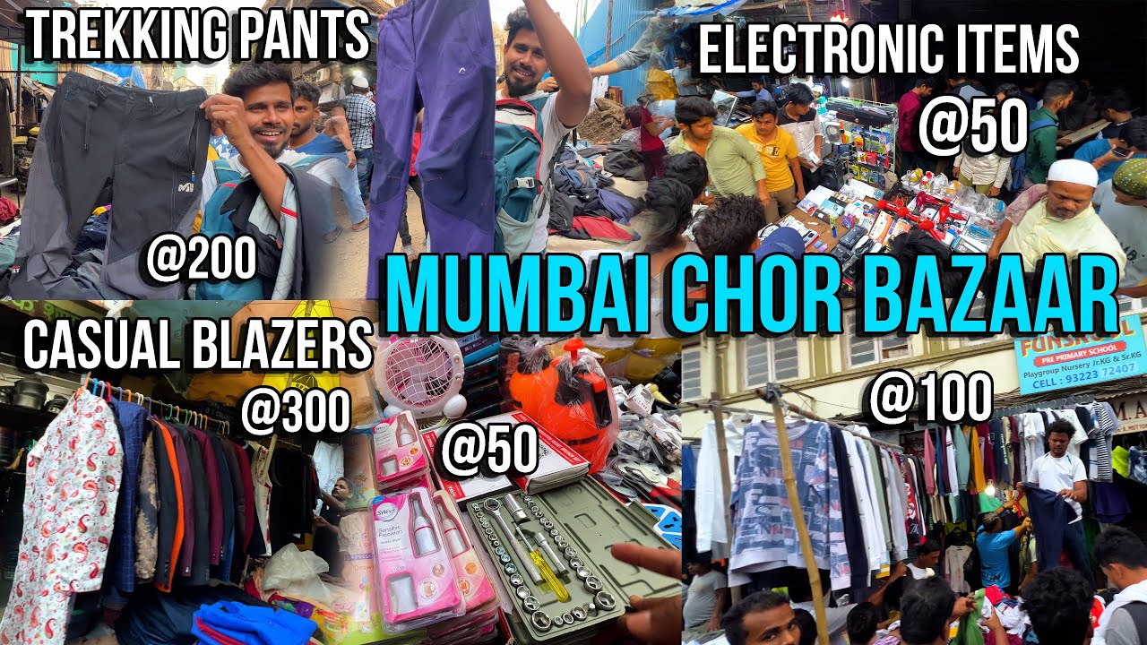 Mumbai Chor Bazaar trekking pants, t-shirts, jeans & many more product ...