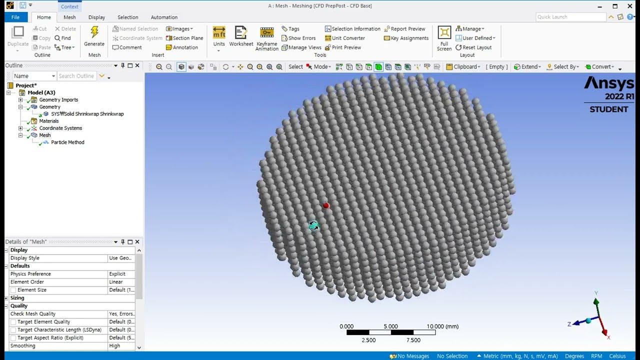 [ANSYS Explicit Dynamics] 6. Faceted Body와 Particle Method - YouTube