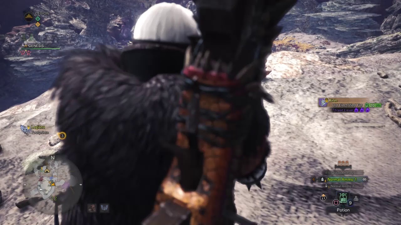 MH World: Threat level 3 tracks locations - YouTube