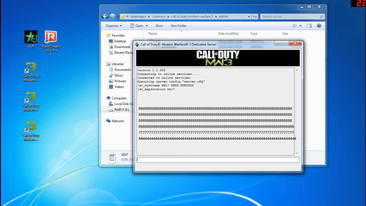 MW3 dedicated server instructions video - YouTube