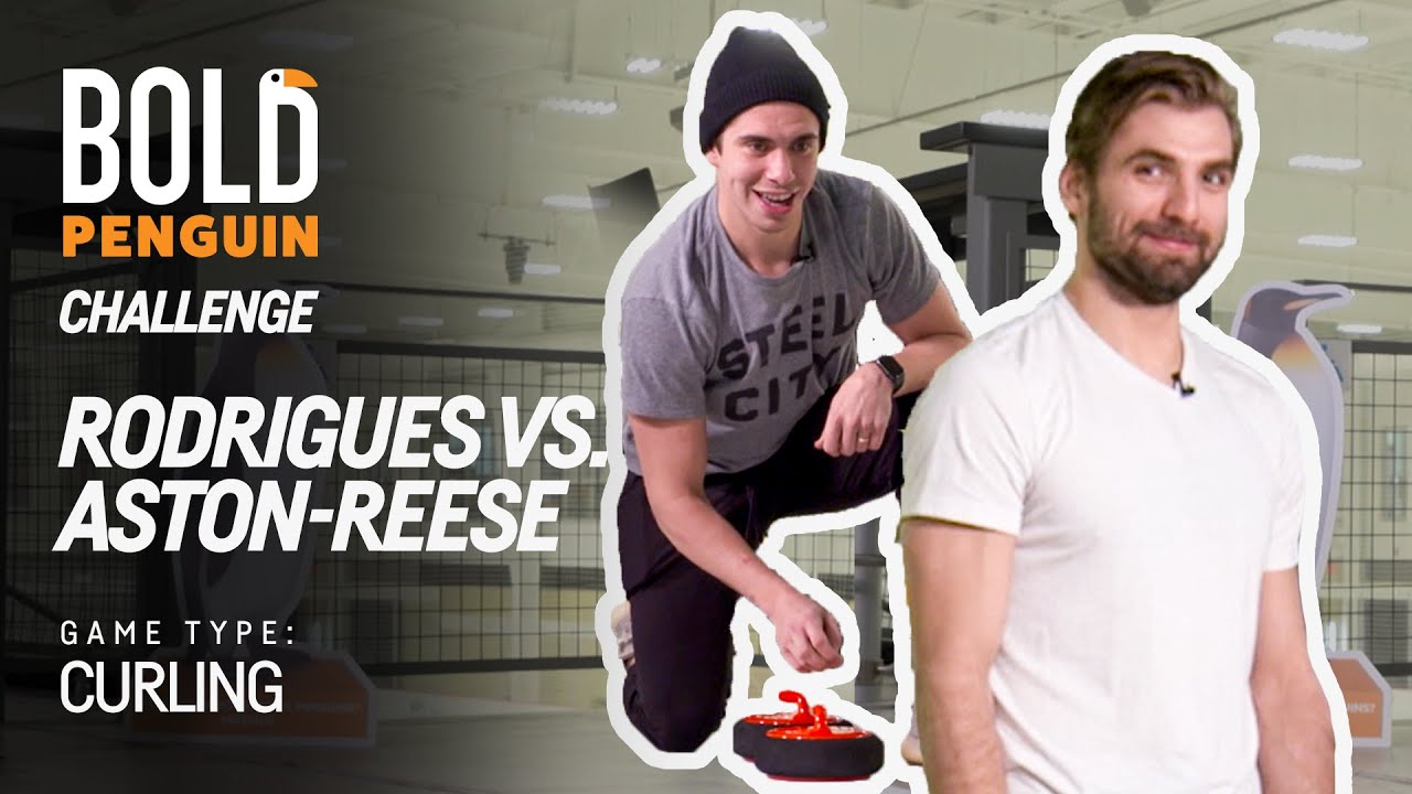 Evan Rodrigues vs. Zach Aston-Reese: Curling | Pittsburgh Penguins ...