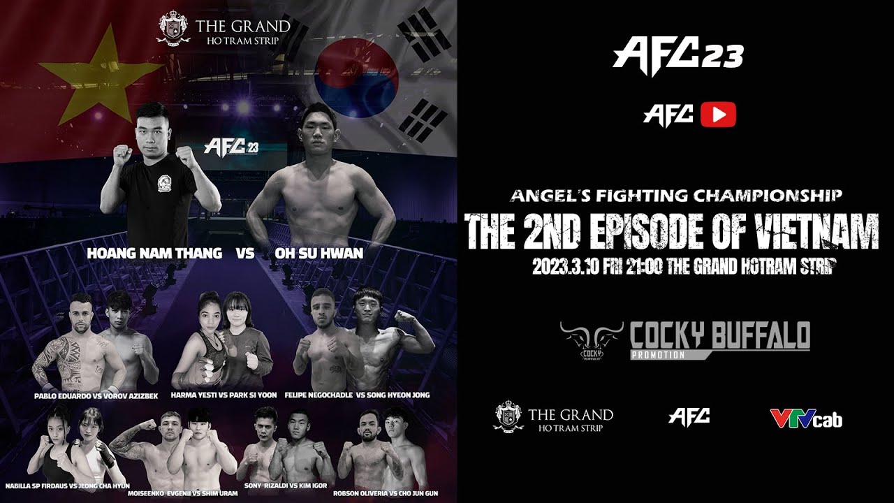 MMA AFC23 CHAMPIONSHIP IN VIETNAM (ANGEL'S FIGHTING CHAMPIONSHIP 23 ...