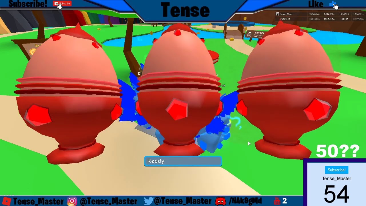 AFK HATCHING ON 500M LIMITED TIME EGG! (Roblox BGS) vip server link in ...