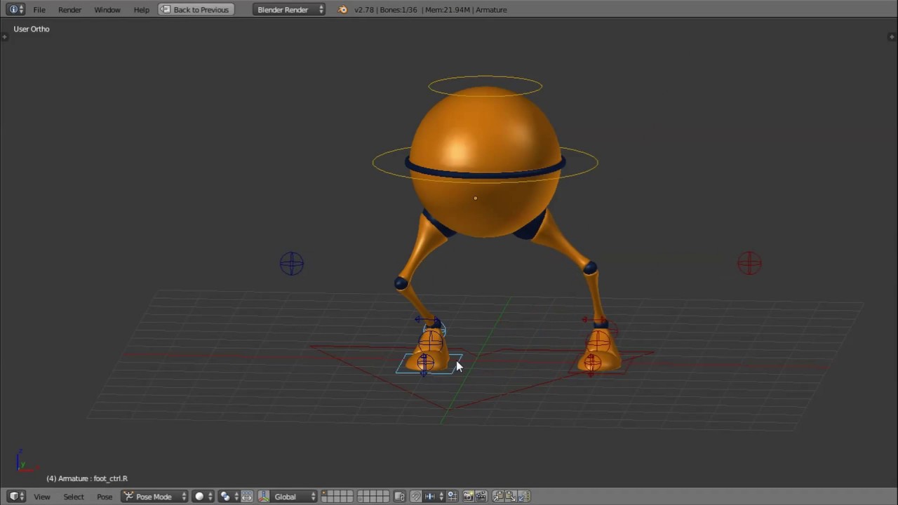 Ultimate walker for Blender - YouTube