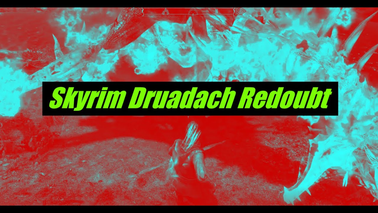 Skyrim : Druadach Redoubt, An Azra's Staffs mission. - YouTube