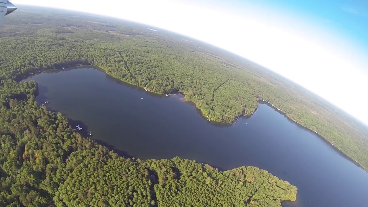 Jon Helminiak - Overflight of Big Portage Lake, Land O' Lakes, WI - YouTube