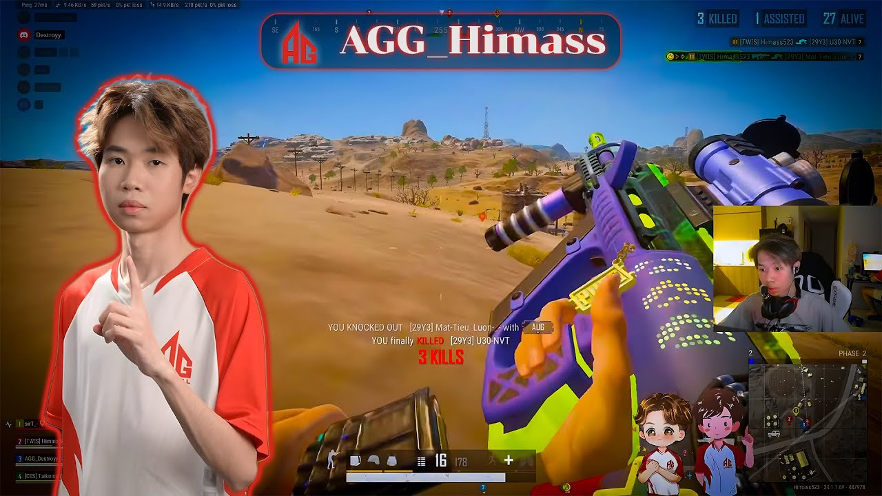 AGG_Himass#85 | FPP SQUAD RANKED | PUBG Pro-Player - YouTube