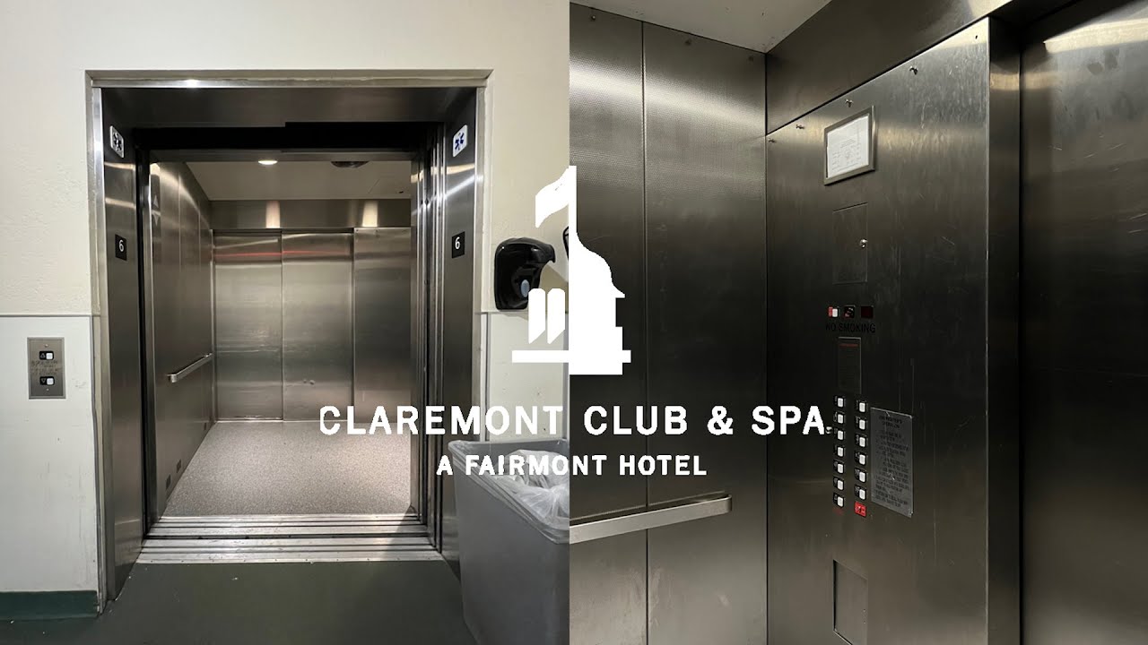 RARE Schindler MT Traction Service Elevator - The Claremont Club & Spa ...