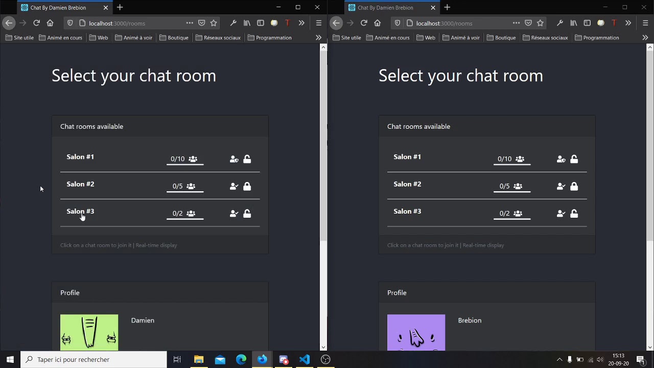 Chat Rooms | ReactJS & Socket.io - YouTube