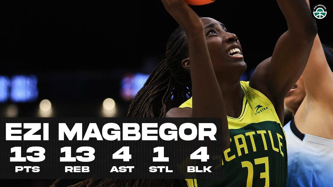 EZI MAGBEGOR DROPS 13PTS & 13REB vs SKY (FULL HIGHLIGHTS) - YouTube