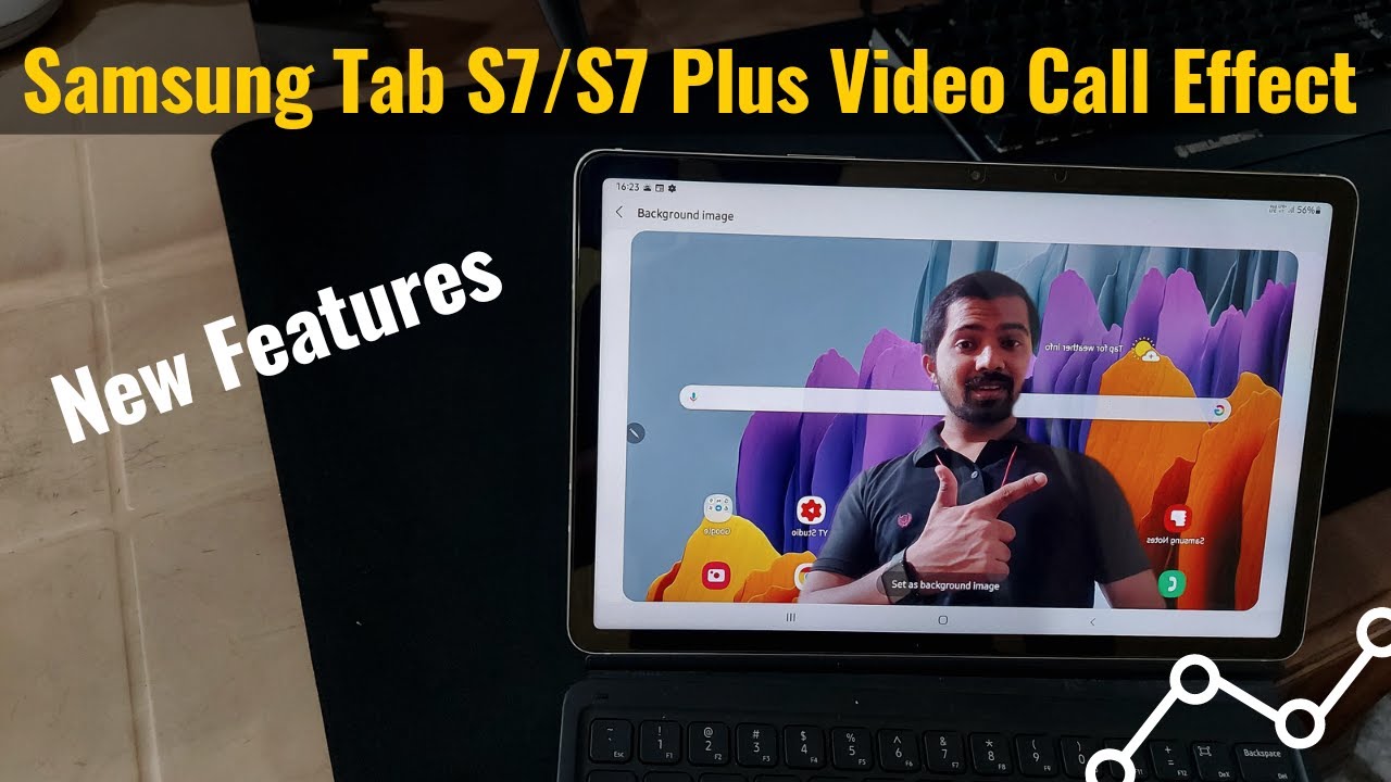 Samsung Galaxy Tab S7/S7 Plus New Features - Video Call Effect - YouTube