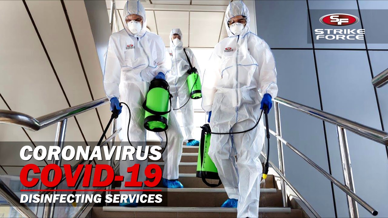 Strike Force Maintenance - We Disinfect COVID-19 - YouTube