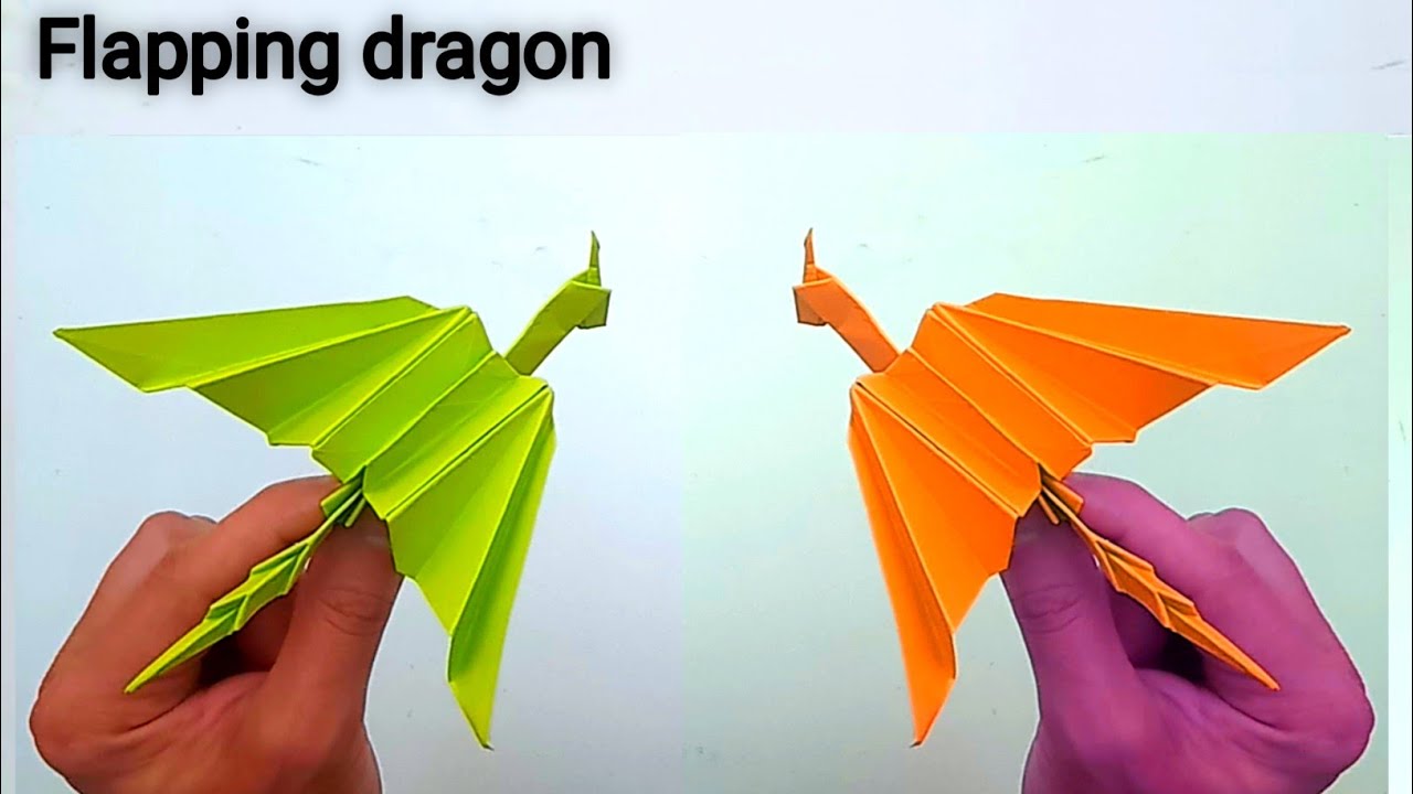 Flapping dragon || HH art craft - YouTube